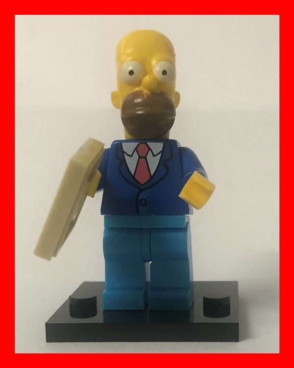 Minifigur Homer Simpson Simpsons Comic Springfield DVD Film (Neu und ...