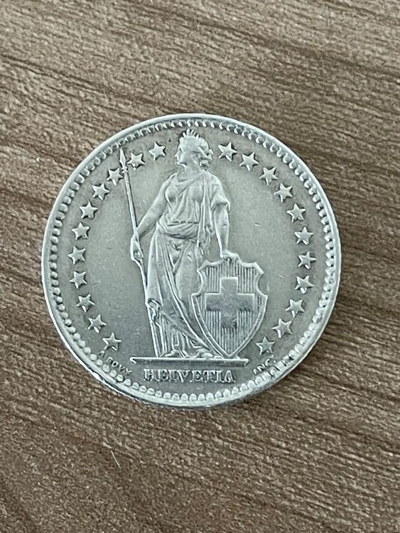 2 Franken Schweiz 1958 Silber | Kaufen auf Ricardo