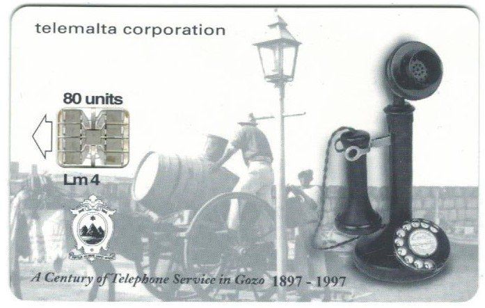 Telefonkarte Malta MAL-044 100 Years of Telephone Service (Gebraucht ...