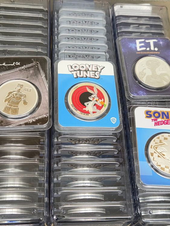 60 x 1 OZ Silbermünze TOP MIX .999 Silver OVP Silber Unzen (Neu und ...