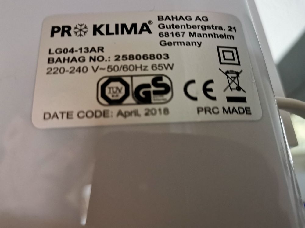 Proklima Luftkühler | Kaufen auf Ricardo