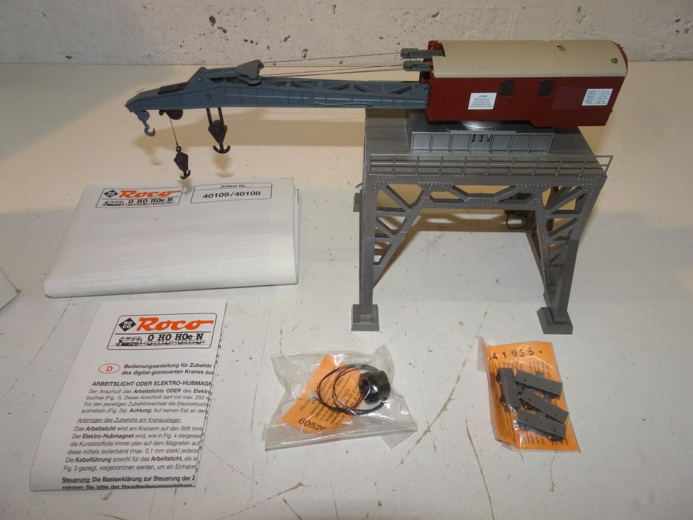 Roco Digital Portal Kran auf Rollen inkl. Magnet HO 40109 (Neu (gemäss ...