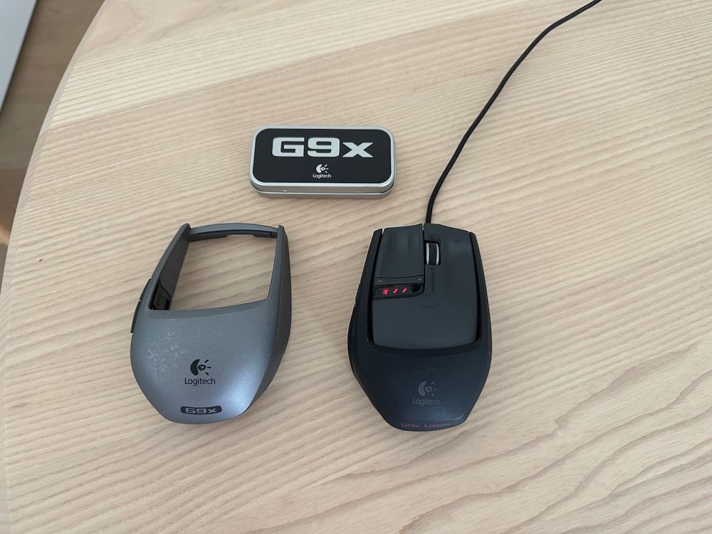 Logitech G9x Laser Gaming Maus Griffschalen Gewichtstuning | Kaufen auf ...