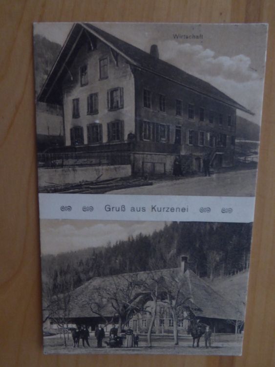 Alte Karte "Gruss aus Kurzenei" 1913 (Gebraucht) in Bellach für CHF 5 – mit Lieferung auf ...