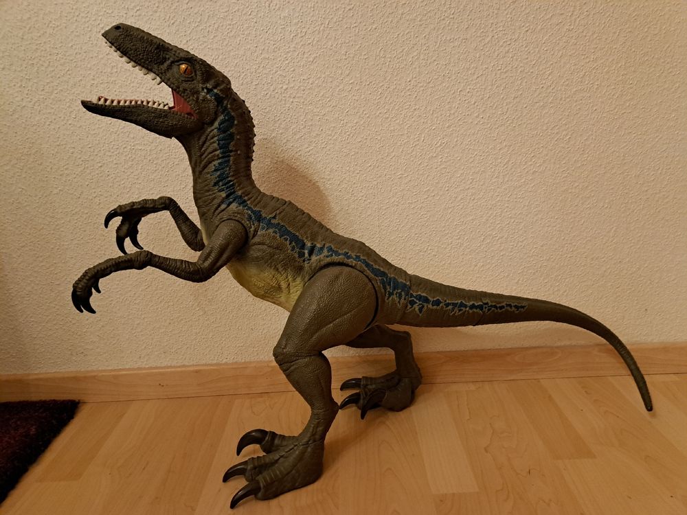 Jurassic World Riesen Raptor Blue Dinosaurier (Gebraucht) in ...