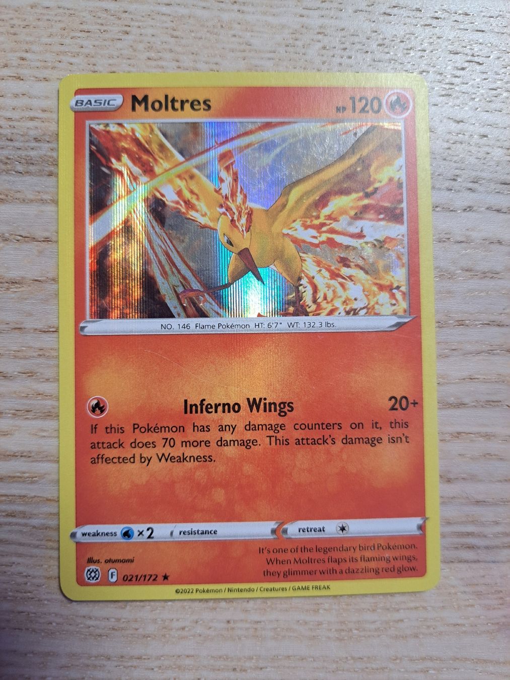 Carte Pokémon Moltres Rare - Collection Été !🔥 (D'occasion) à Agiez ...