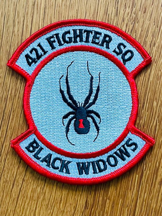 „Black Widows“ US Air Force 421st Fighter Squadron Patch (Neu (gemäss Beschreibung)) in Obfelden ...