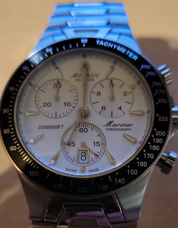 Elegante Atlantic Mariner Herrenuhr Chronograph (Gebraucht) in ...