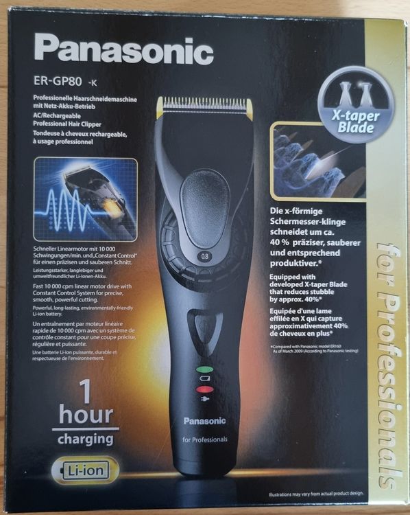Tondeuse professionnelle Panasonic ER-GP80 (Gebraucht) in Montignez für CHF 39 – mit Lieferung ...