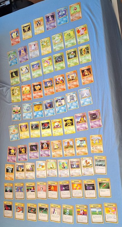 Ca. 77 different Japanese Base Set Pokemoncards Old Back | Kaufen auf ...