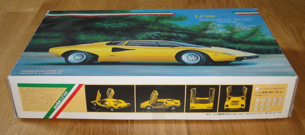 FUJIMI LAMBORGHINI COUNTACH LP400 1:24 ohne Decals (Neu (gemäss ...