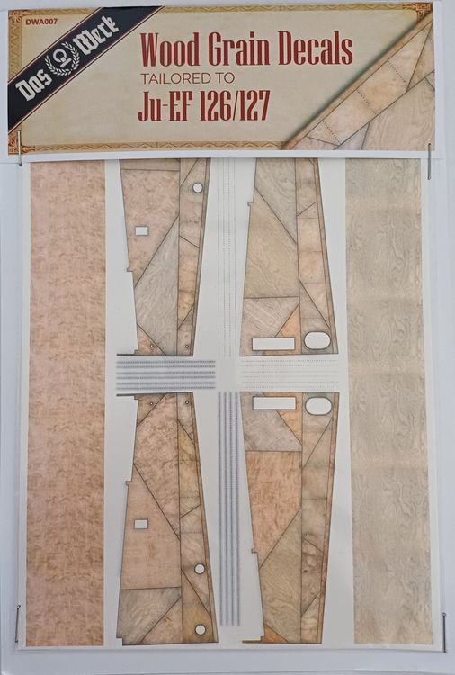 Das Werk DWA007 Wood Grain Decals – Ju-EF 126/127 1:32 | Kaufen auf Ricardo