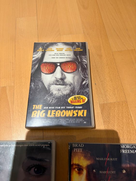 VHS Kassetten: The Big Lebowski, Sieben, Scream 2 (Gebraucht) in ...
