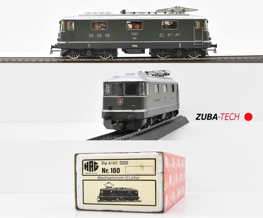 HAG 160 E-Lok Re 4/4 II SBB H0 WS Analog | Kaufen auf Ricardo