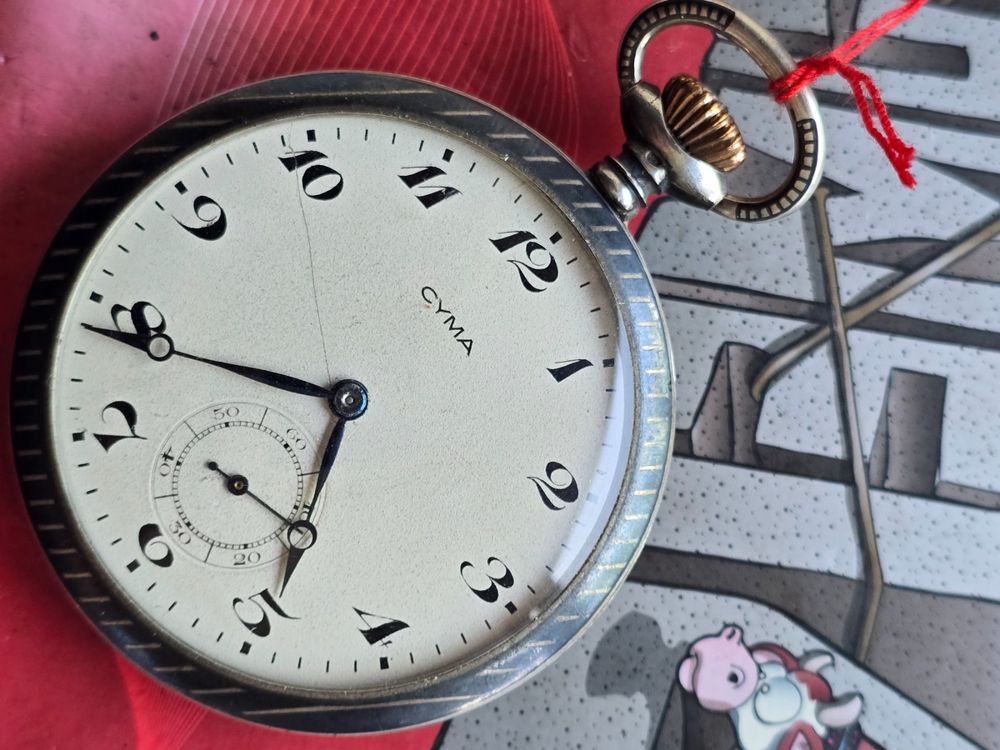 1L10 Cyma Taschenuhr HA Ref 777 Tula Silber (Gebraucht) in Muri AG für CHF 64 – mit Lieferung ...
