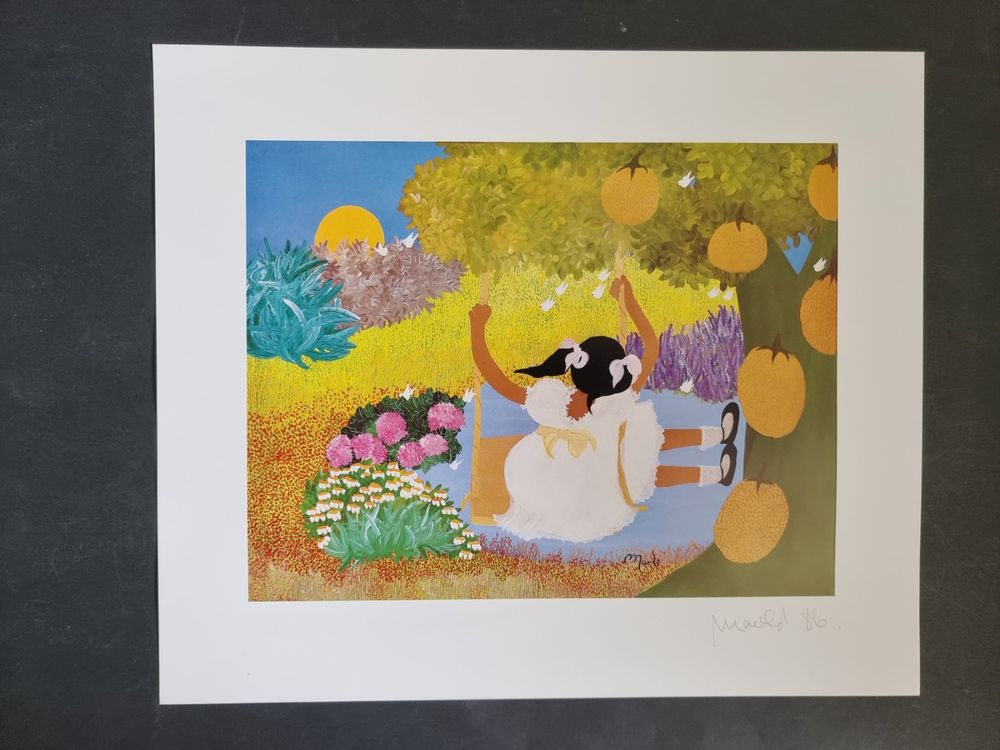 MARLO H. GRAFIK IM DRUCK SIGNIERT BLATTGRÖSSE 35X30CM | Kaufen auf Ricardo