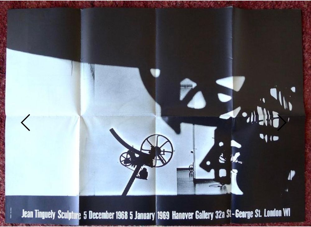 Original Plakat Jean Tinguely 1968 London sehr selten! (Gebraucht) in Bern für CHF 340 – mit ...