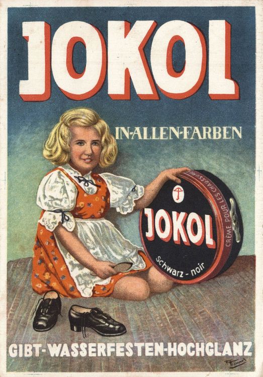 Werbekarte Jokol Schuhcreme, chem. Fabrik E. Jokl, Zürich (Gebraucht) in Bronschhofen für CHF 7 ...