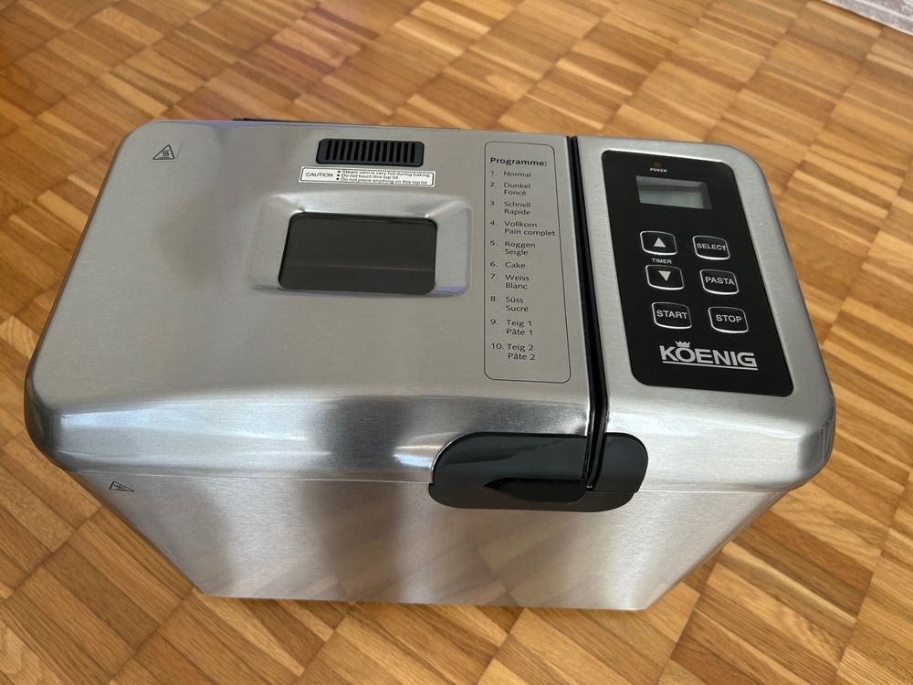 König Brotbäckautomat - Perfektes Brot, einfach zubereitet! (Gebraucht ...