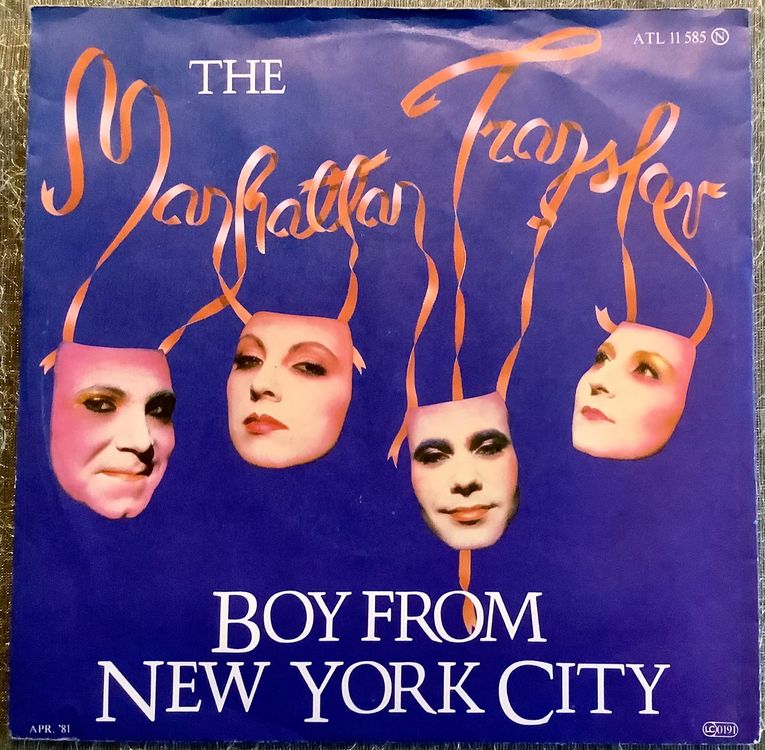 The Manhattan Transfer - Boy From New York City - 1981 (Gebraucht) in ...