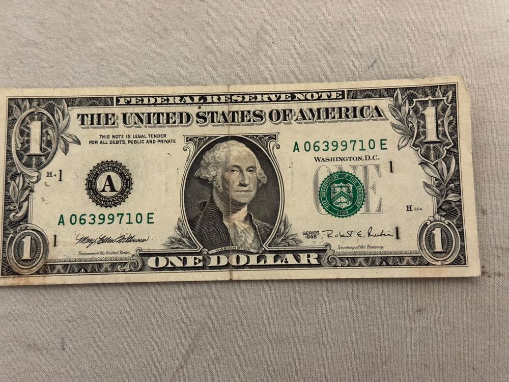 Banknoten ONE Dollar 1995 Nr 90 | Kaufen auf Ricardo