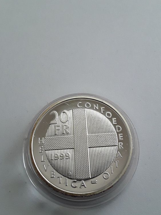 20 Fr. Gedenkmünze 1999 Dornach PP (Gebraucht) in Bazenheid für CHF 30 – mit Lieferung auf ...