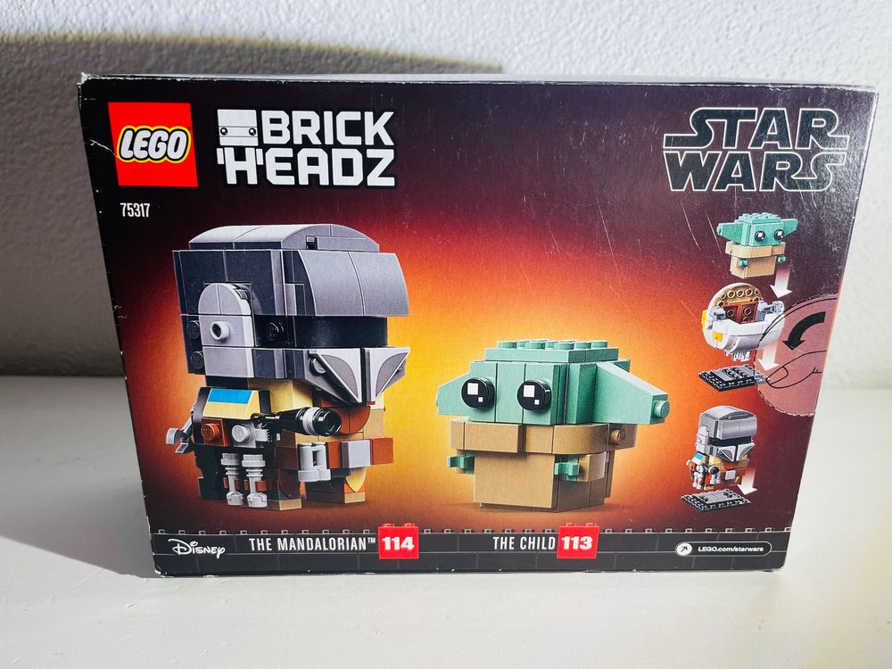 LEGO Star Wars Brick Heads The Mandalorian & The Child 75317 (Neu ...