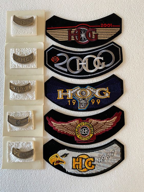 Harley Davidson HOG Patches / Aufnäher 1997 - 2001 | Kaufen auf Ricardo