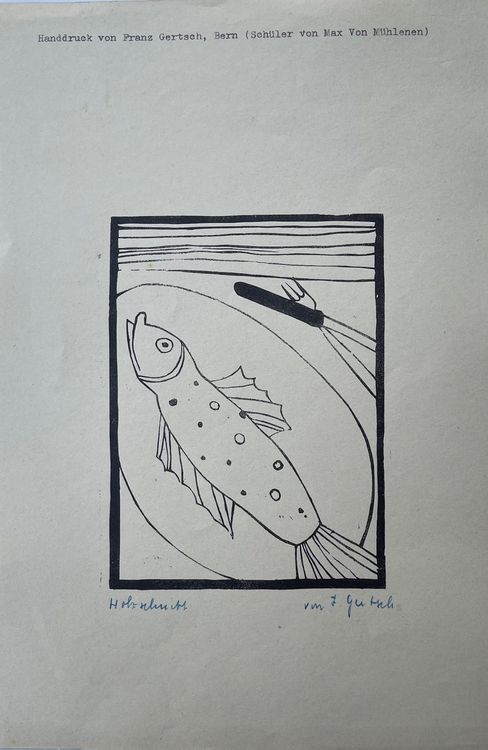 Franz Gertsch Holzschnitt Handsigniert (Gebraucht) in Root für CHF 475 – mit Lieferung auf ...