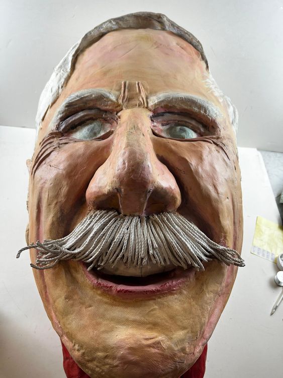 Gibsbüste von Belgischen Politiker Bob Cools (Gebraucht) in Neuhausen ...