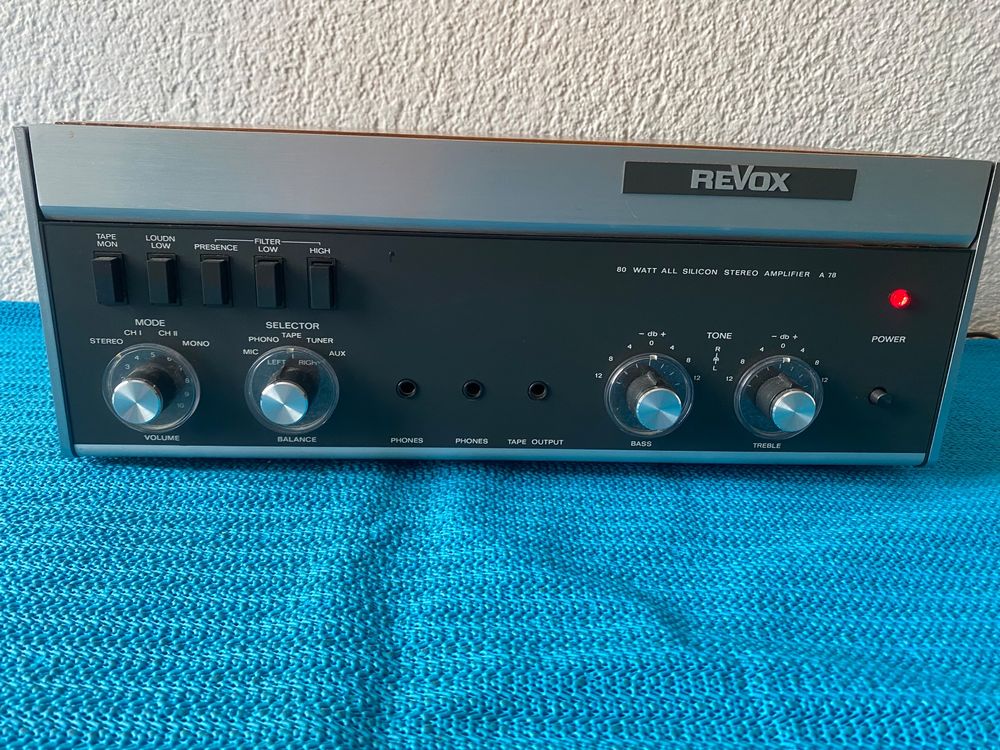 ReVox A 78 Stereo Amplifier (Gebraucht) in Langenthal für CHF 120 – mit Lieferung auf Ricardo kaufen