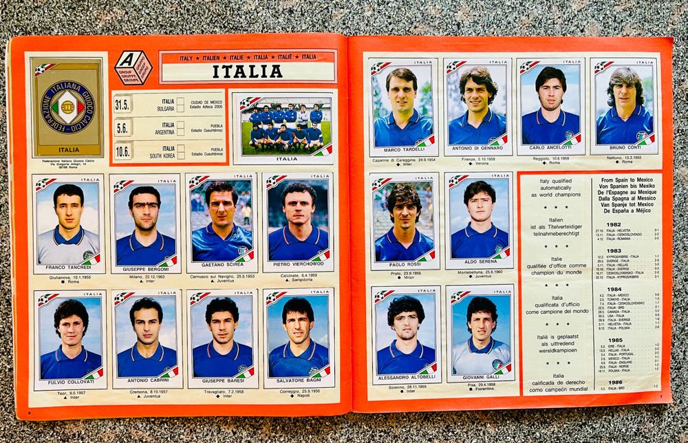 Panini Album WM 1986 Top Zustand (Gebraucht) in Wädenswil für CHF 175 ...