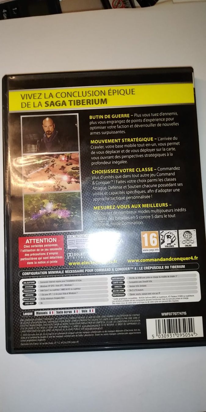 Command & Conquer 4 - PC DVD - Comme neuf ! - RTS 🎮🕹️ (D'occasion) à ...