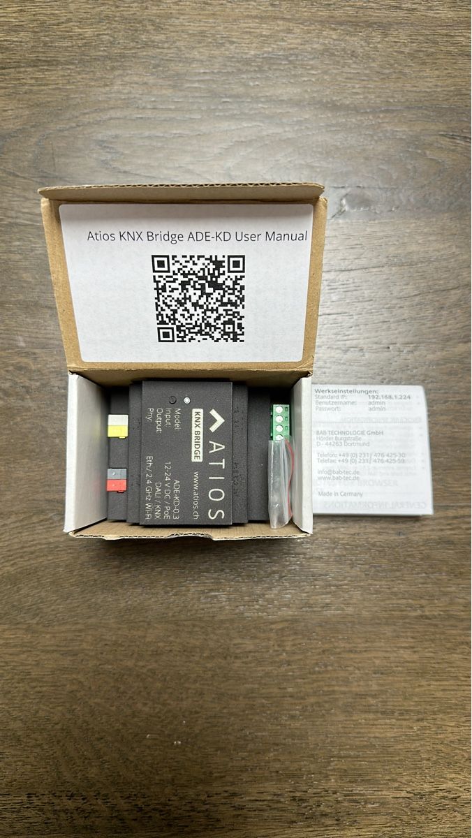 Atios KNX Bridge ADE-KD, unbenutzt, günstig abzugeben! (Neu und ...