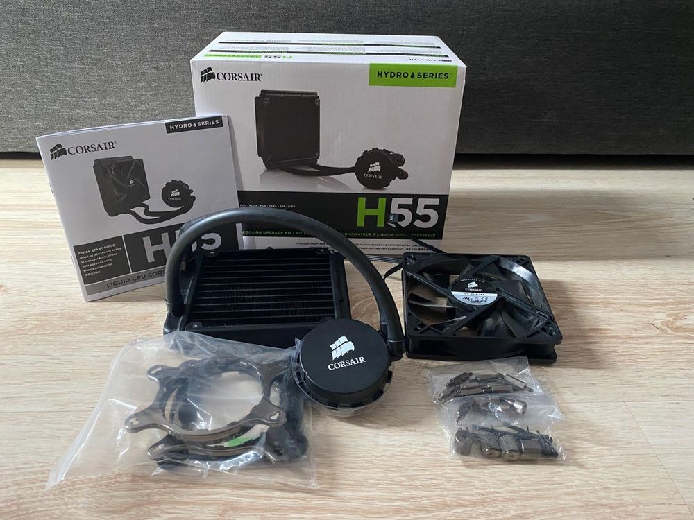 Corsair Hydro Series H55 Quiet RGB AIO Liquid CPU Cooler | Kaufen auf ...