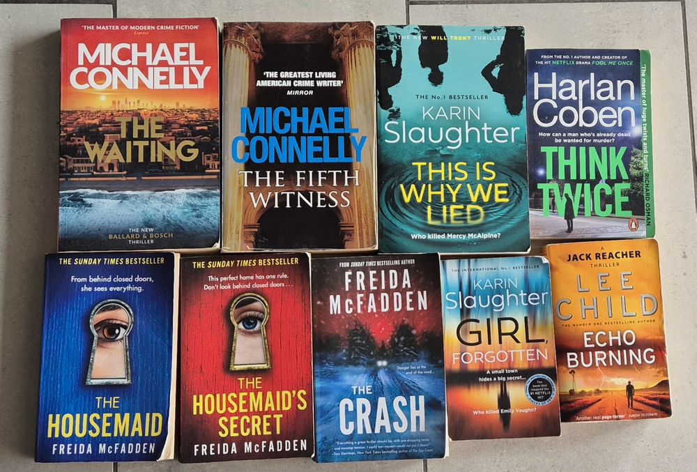 Books: Michael Connelly, Slaughter, Freida McFadden, Lee Ch (Gebraucht ...