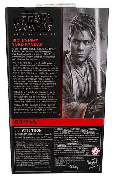 Star Wars The Black Series, The Acolyte, Jedi Knight Yord (Neu und ...