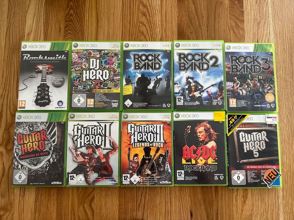 XBOB 360 Guitar Hero, Rock Band, Dj Hero (Gebraucht) in Schwerzenbach ...