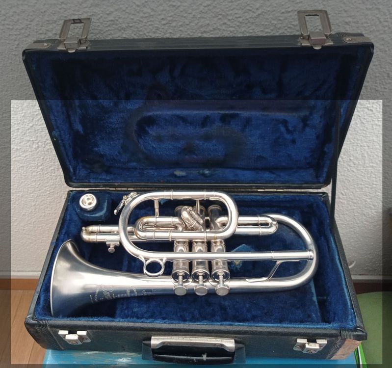 Besson B-Cornet Class A > No 409191 " Made in England " | Kaufen auf ...
