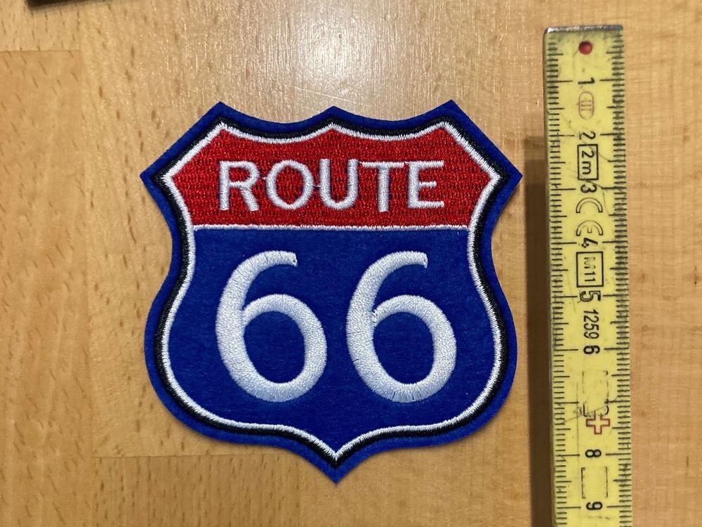 Route 66 Patch Sticker Aufnäher Metal Rock Band 1 (Neu (gemäss ...