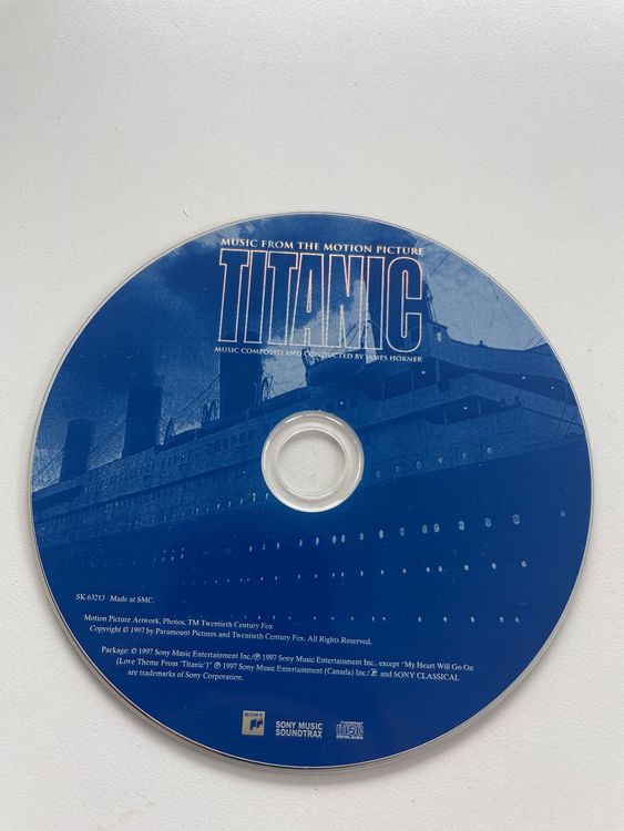 Titanic Filmmusik CD (Gebraucht) in Sargans für CHF 1 – mit Lieferung auf Ricardo kaufen