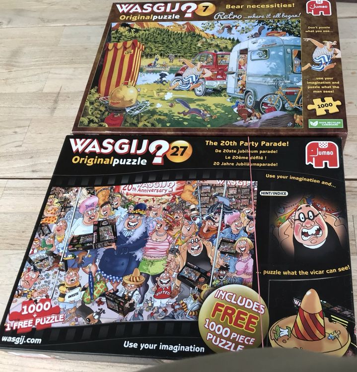Wasgij Puzzle No 7 & No 27 +1000🧩+1000🧩 (Gebraucht) in für CHF 24 – mit ...
