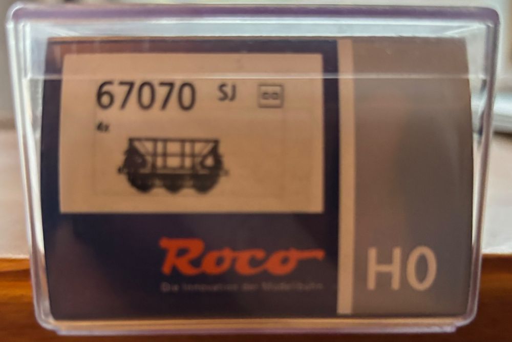 Roco 67070 4 Erzwagen der SJ ohne Füllung (Neu und originalverpackt) in ...