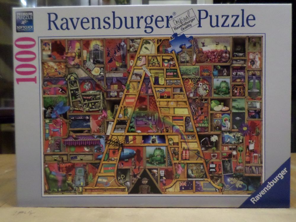 Ravensburger 1000 T : Awesome Alphabet "A" (Gebraucht) in Birsfelden ...