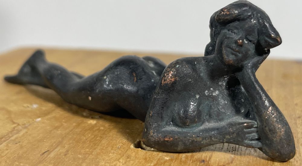 Liegender Dame Akt Bronze Skulptur (Gebraucht) in Root für CHF 60 – mit Lieferung auf Ricardo kaufen