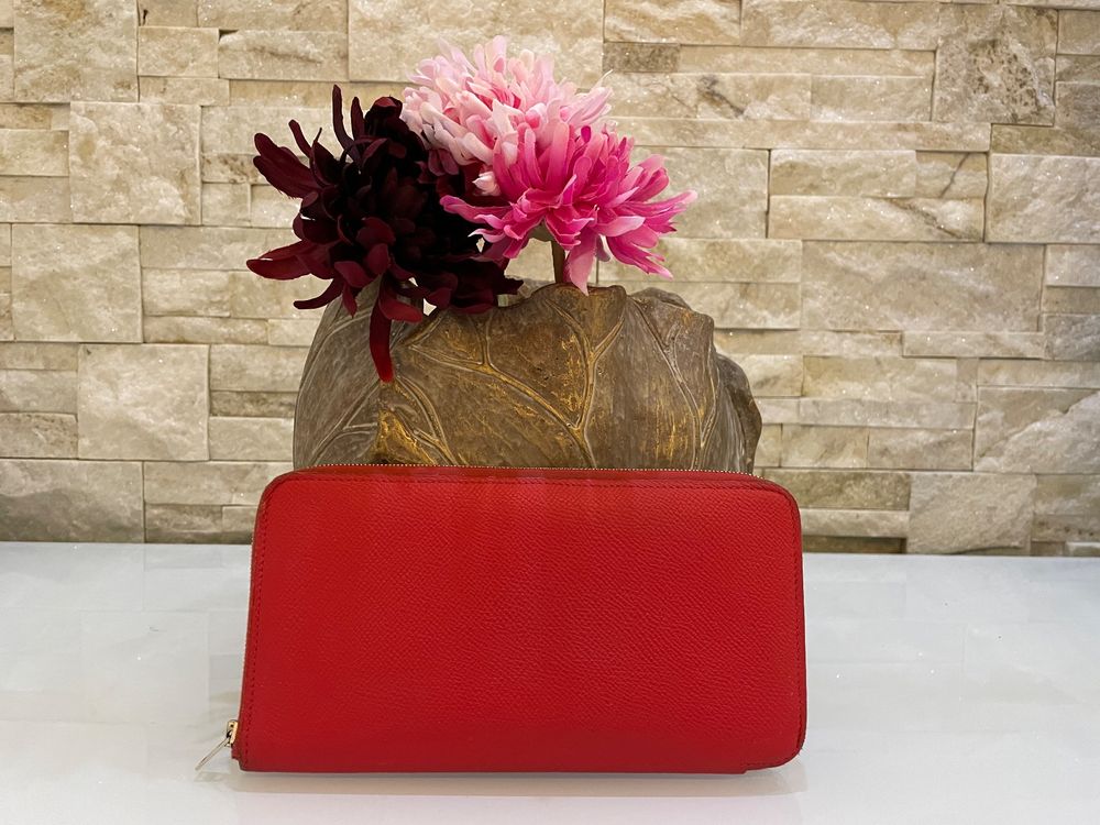 Hermes Portemonnaie Azap Long Silk Red | Kaufen auf Ricardo