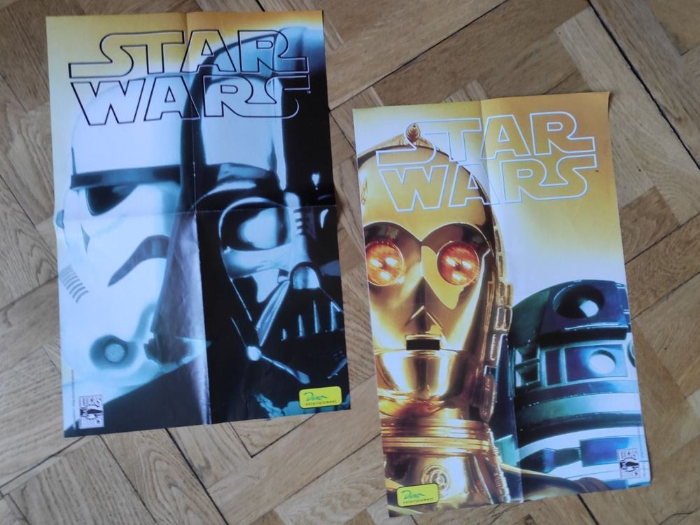 Star Wars Poster Plakate & Timeline C3Po R2D2 Darth Vader | Acheter sur ...