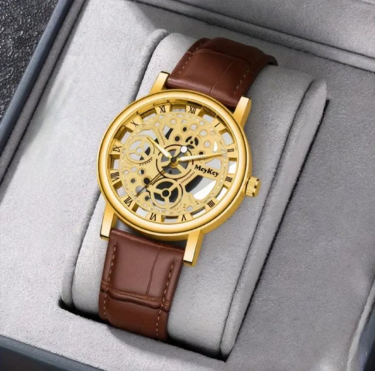 MeyKey Skelett Herren Uhr, Automatikoptik, Neu und Verpackte (Neu und ...