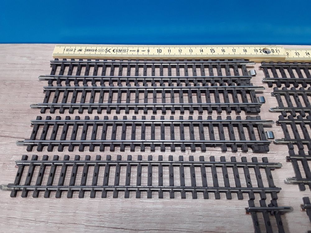 Märklin K Gleis _ _ 10 x Gerade Gleise _ _ Spur H0 | Kaufen auf Ricardo