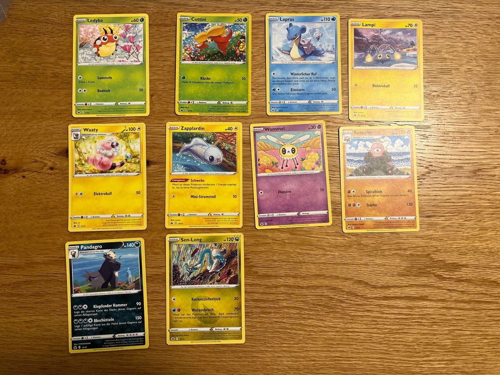 Pokemon MC Donalds Set 10 von 15 Karten inkl. Cottini holo (Gebraucht ...